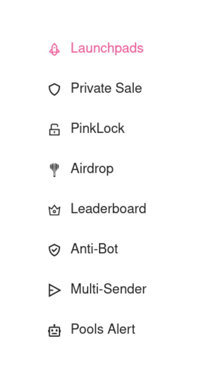 PinkSale launchpad: creare token crypto su Ethereum, Binance e Polygon.